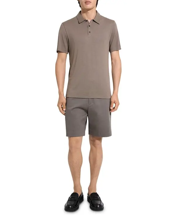 Theory Bron Anemone Jersey Polo Shirt - Morel