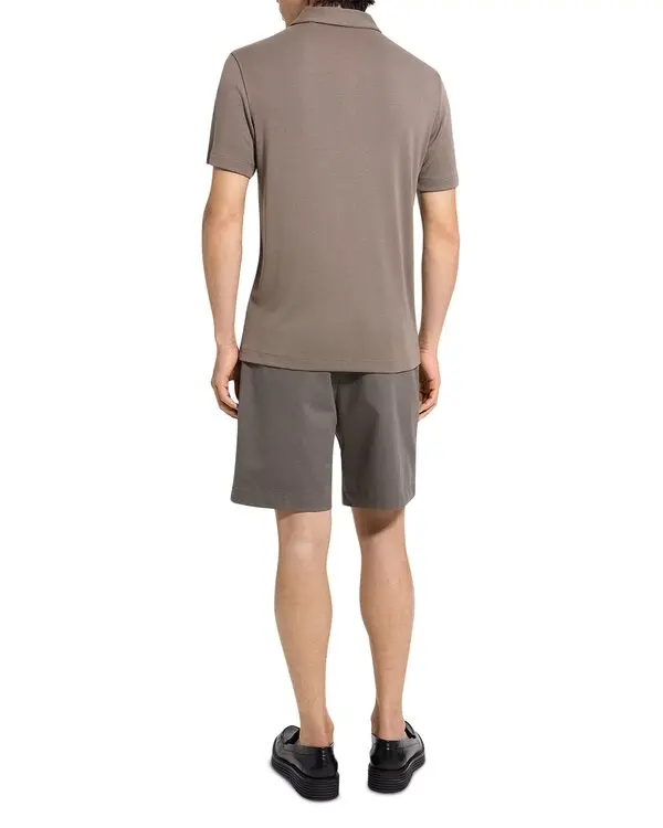 Theory Bron Anemone Jersey Polo Shirt - Morel