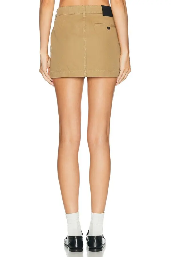 Balenciaga Mini Cotton Skirt - Beige