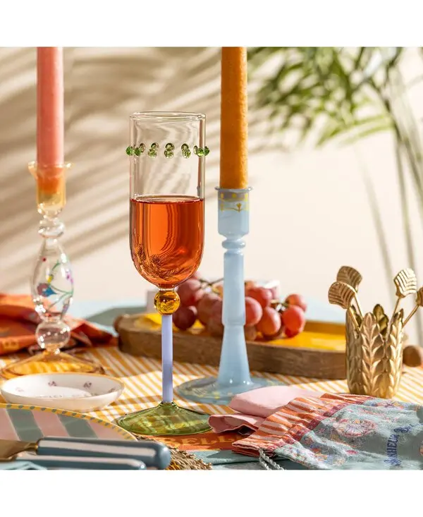 ZSA ZSA ZSU Henan Borosilicate Glass Champagne Glass, 8 Oz