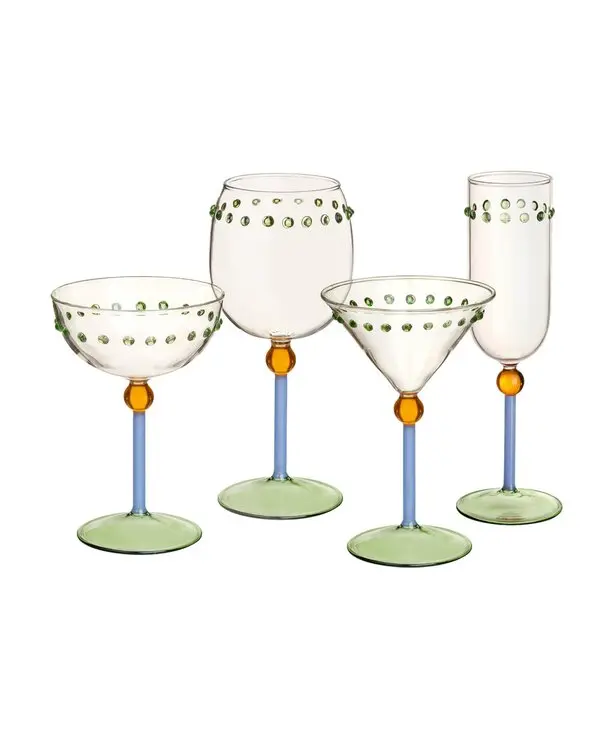 ZSA ZSA ZSU Henan Borosilicate Glass Champagne Glass, 8 Oz
