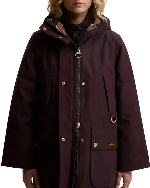 Barbour Rotsea Waterproof Jacket - Fig/muted