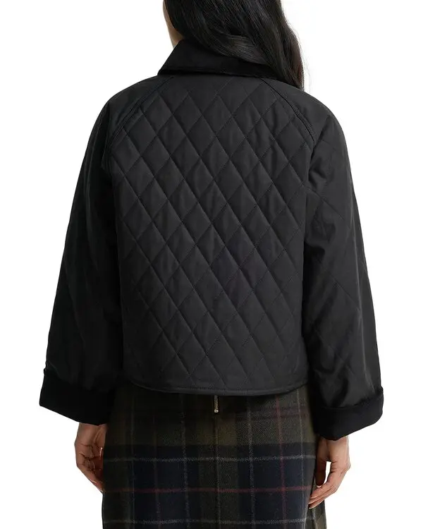 Barbour Quilted Waxed Cotton Spey Jacket