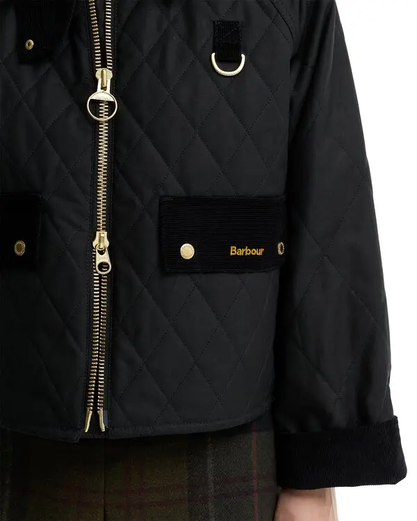 Barbour Quilted Waxed Cotton Spey Jacket