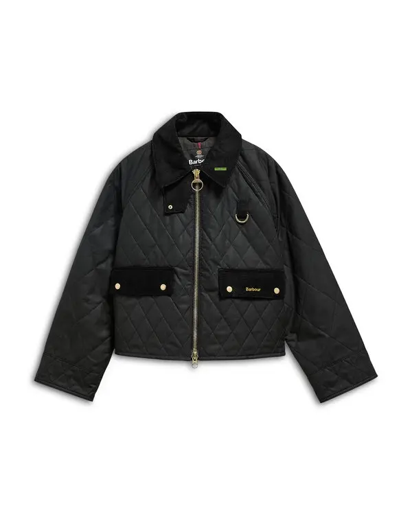 Barbour Quilted Waxed Cotton Spey Jacket