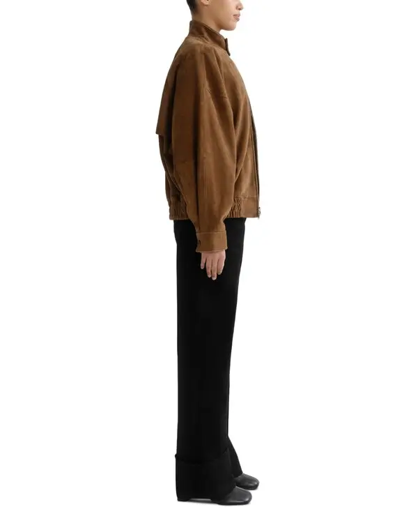 AGOLDE Blair Suede Jacket - Pecan