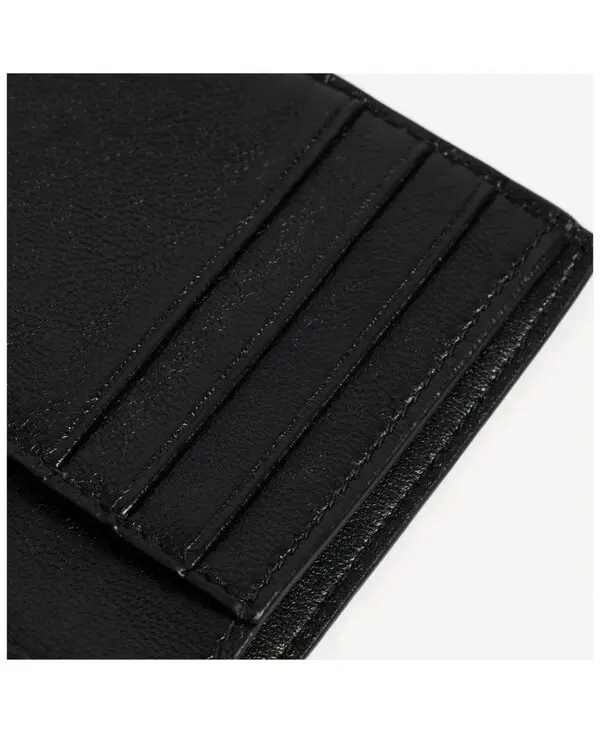 Balenciaga Signature Vertical Bifold Wallet Bb Monogram Coated Canvas