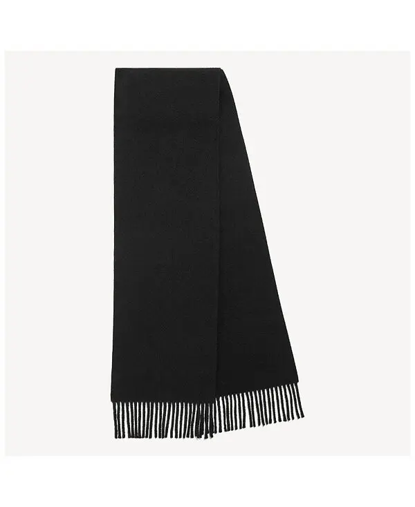 Balenciaga Fringe Scarf - Black