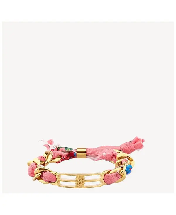 Balenciaga Bb Icon Ribbon Bracelet