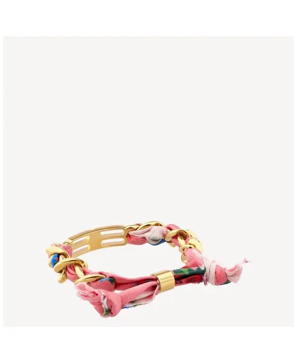 Balenciaga Bb Icon Ribbon Bracelet