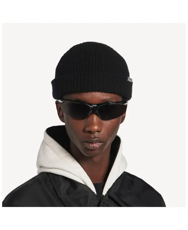 Balenciaga Ribbed Wool Beanie