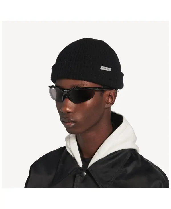 Balenciaga Ribbed Wool Beanie