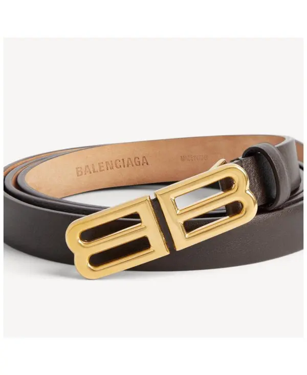 Balenciaga Bolero Bb Belt - Moka