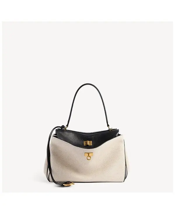 Balenciaga Rodeo Handbag - Beige/black