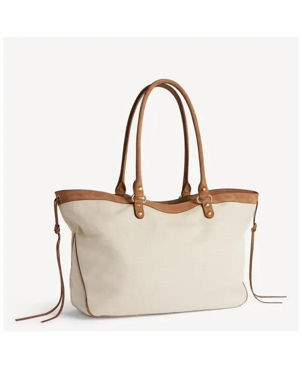 Balenciaga Le City Beach Tote Bag Medium - Beige/camel