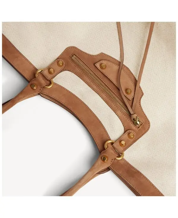 Balenciaga Le City Beach Tote Bag Medium - Beige/camel