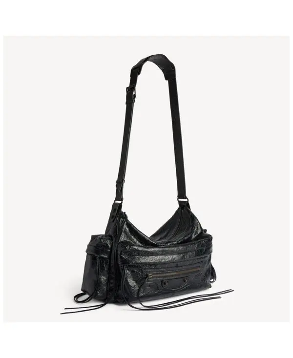 Balenciaga Le City Multipocket Medium Crossbody Bag - Black