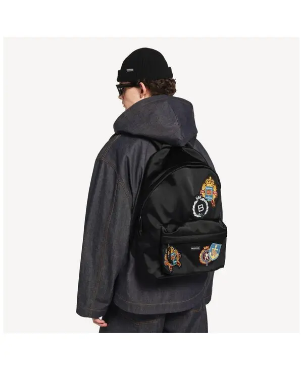 Balenciaga Explorer Backpack - Black/multicolor