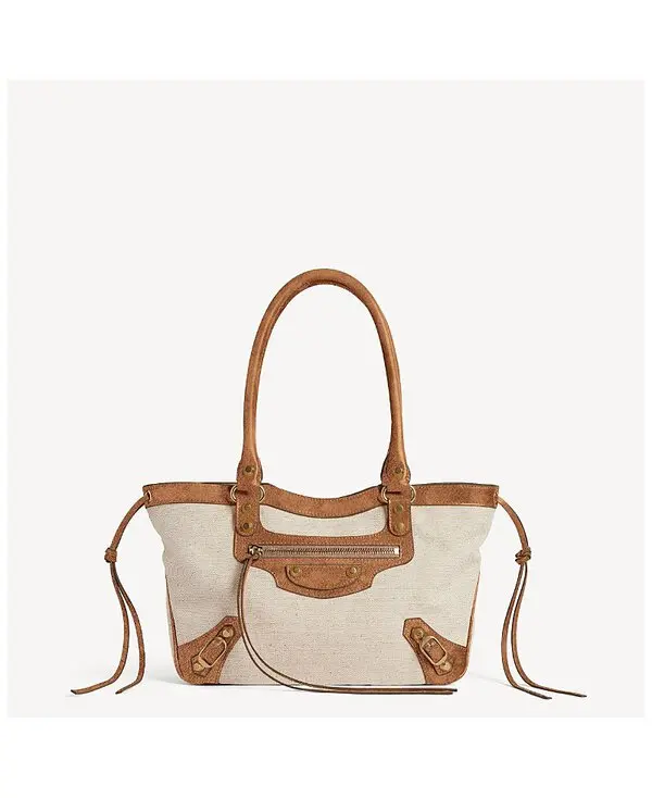 Balenciaga Le City Beach Tote Bag - Beige/camel