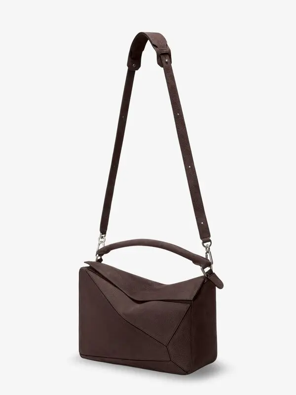 Loewe Puzzle Large Nubuck Bag