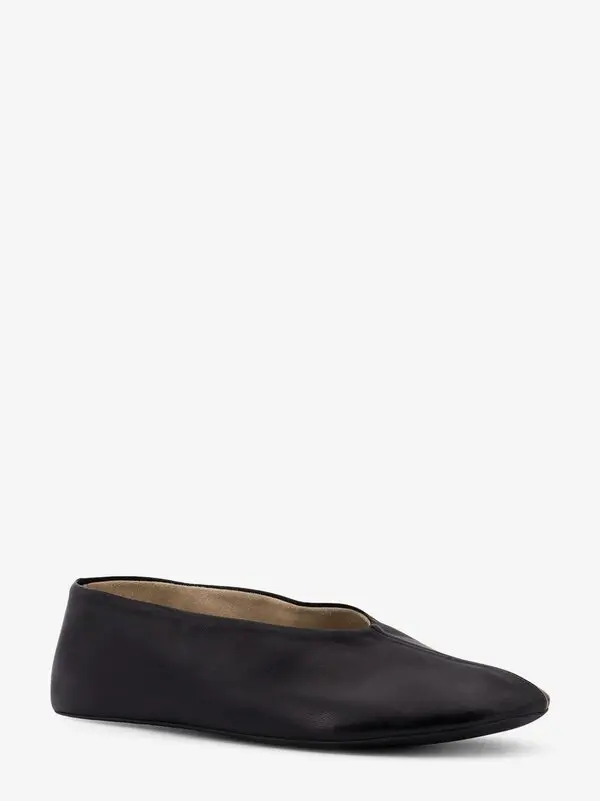 THE ROW Stella Slipper Leather Ballerinas