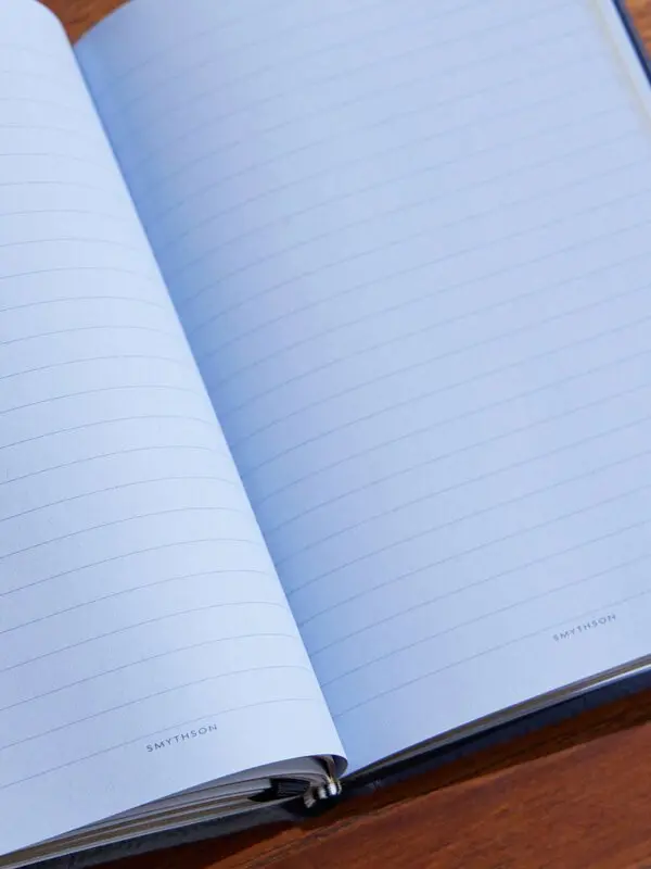 Smythson Chelsea Cross-grain Leather Notebook