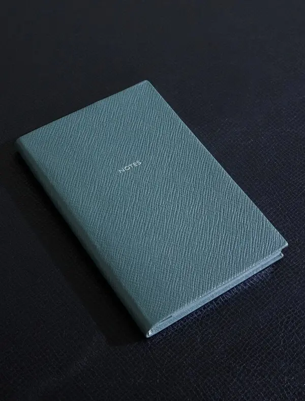 Smythson Chelsea Cross-grain Leather Notebook