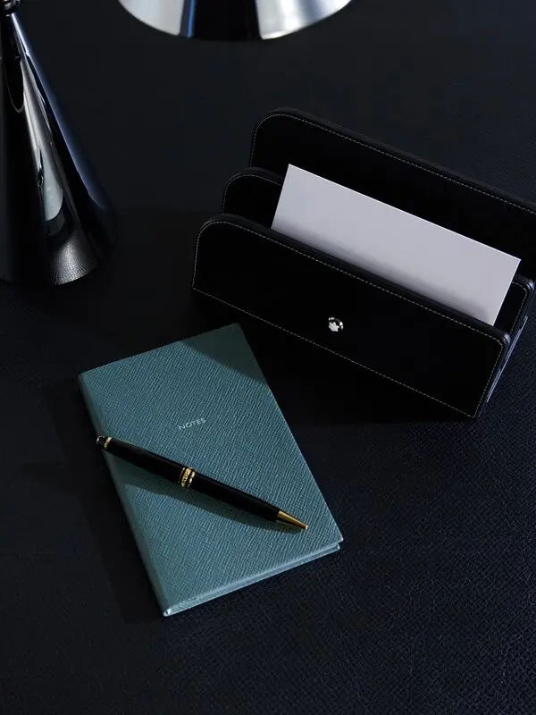 Smythson Chelsea Cross-grain Leather Notebook