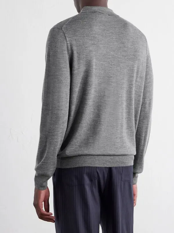 Polo Ralph Lauren Logo-embroidered Wool Polo Shirt