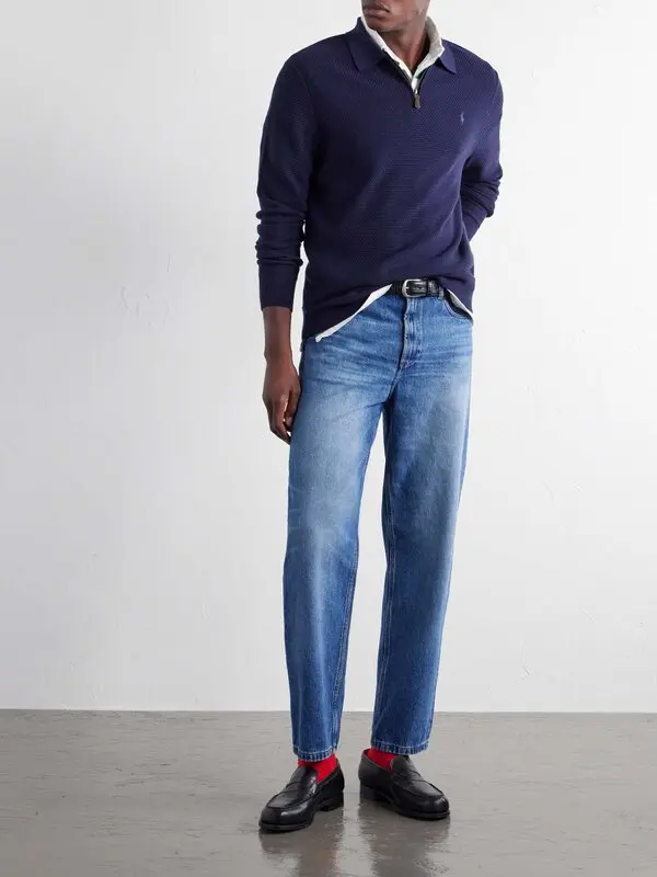 Polo Ralph Lauren Wool Half-zip Sweater