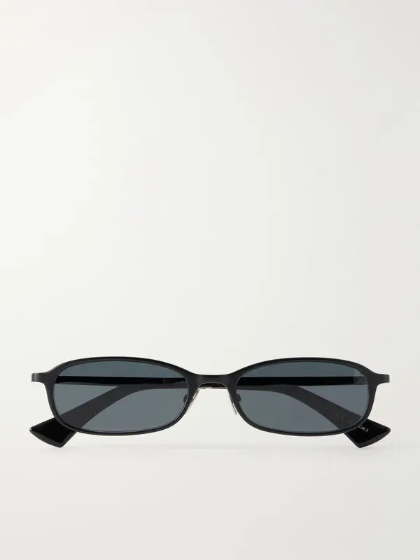 Saint Laurent Sl 934 Mia Square-frame Metal Sunglasses - Black