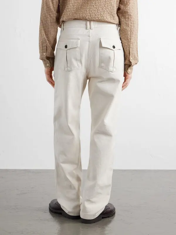 Oliver Peoples Straight-leg Organic Cotton Twill Trousers