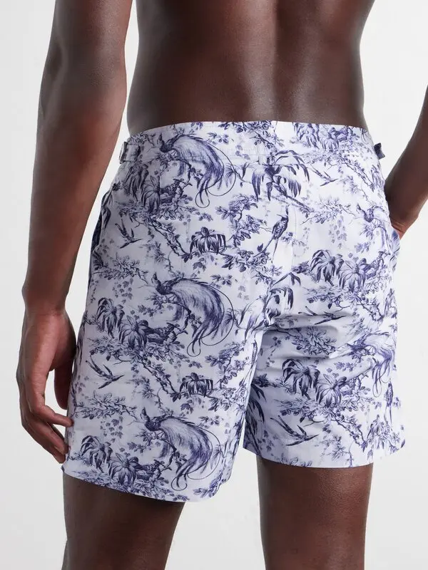 Orlebar Brown Bulldog Passetto Straight-leg Mid-length Swim Shorts - Blue