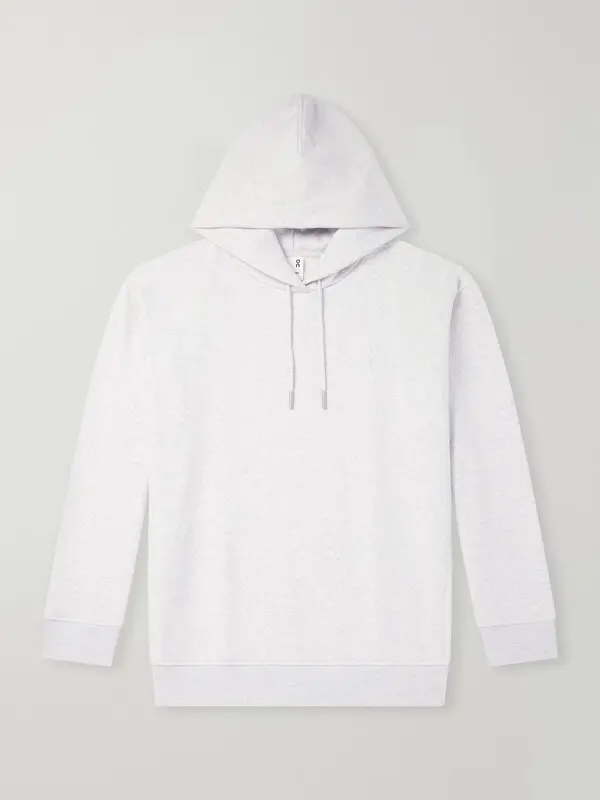 On Club Collective Logo-embroidered Cotton-blend Jersey Hoodie