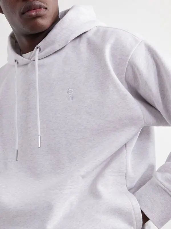 On Club Collective Logo-embroidered Cotton-blend Jersey Hoodie
