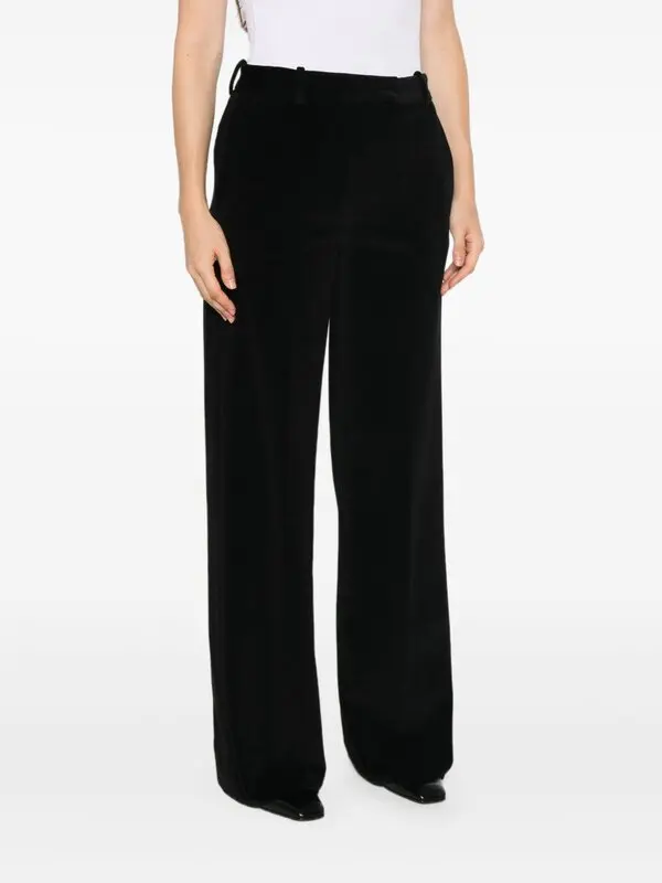 CIRCOLO 1901 Velvet-effect Cotton Trousers