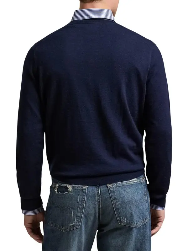 Polo Ralph Lauren Embroidered V-neck Sweater