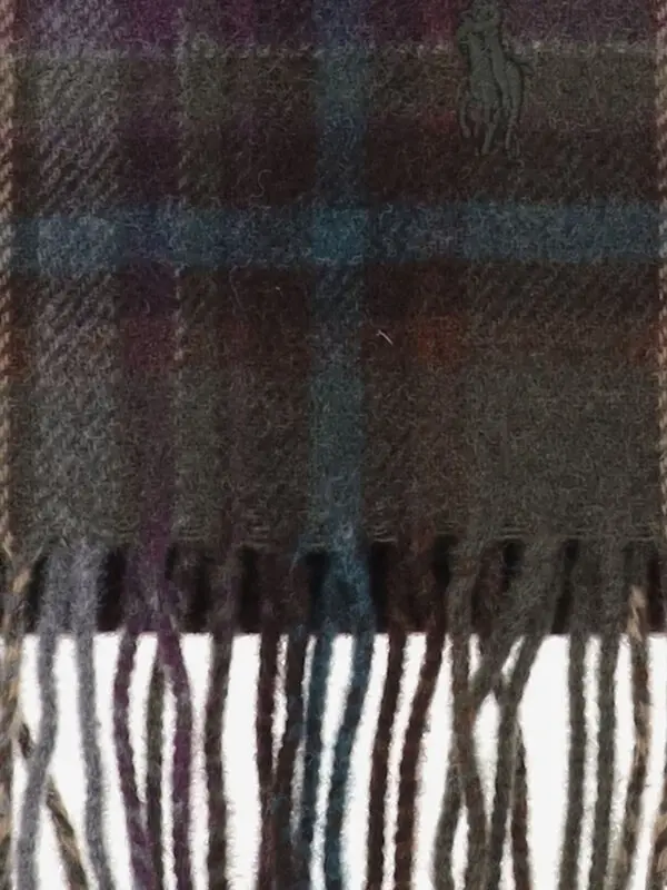 Polo Ralph Lauren Checked Fringed Scarf