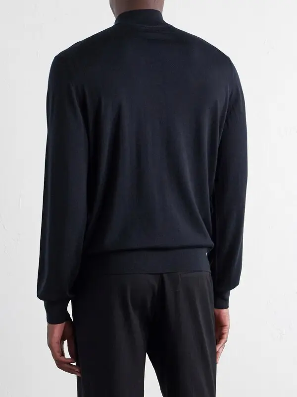 TOM FORD Wool Rollneck Sweater - Black