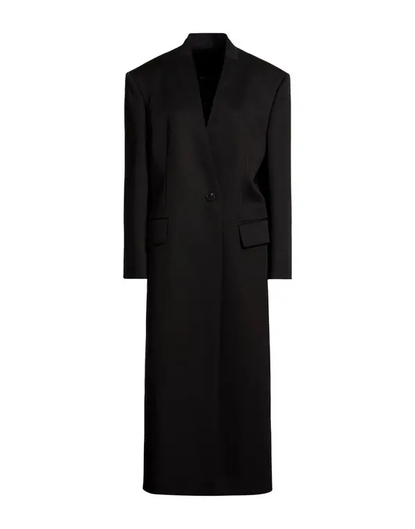 Emporio Armani Virgin Wool Single-breasted Coat