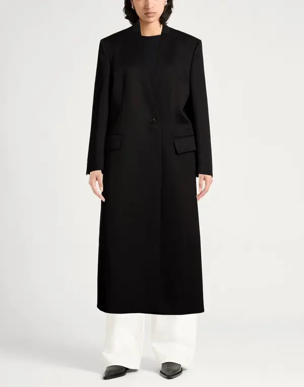 Emporio Armani Virgin Wool Single-breasted Coat