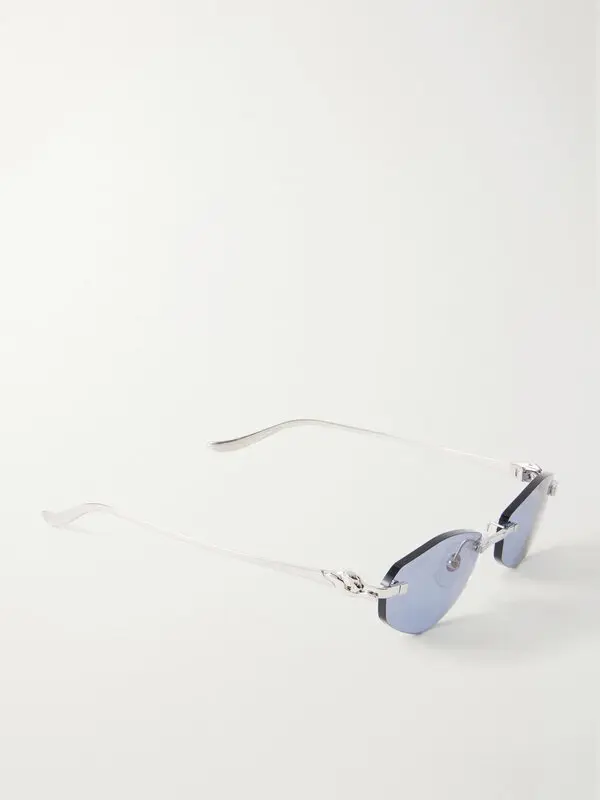 Cartier Panthère De Rimless Sunglasses