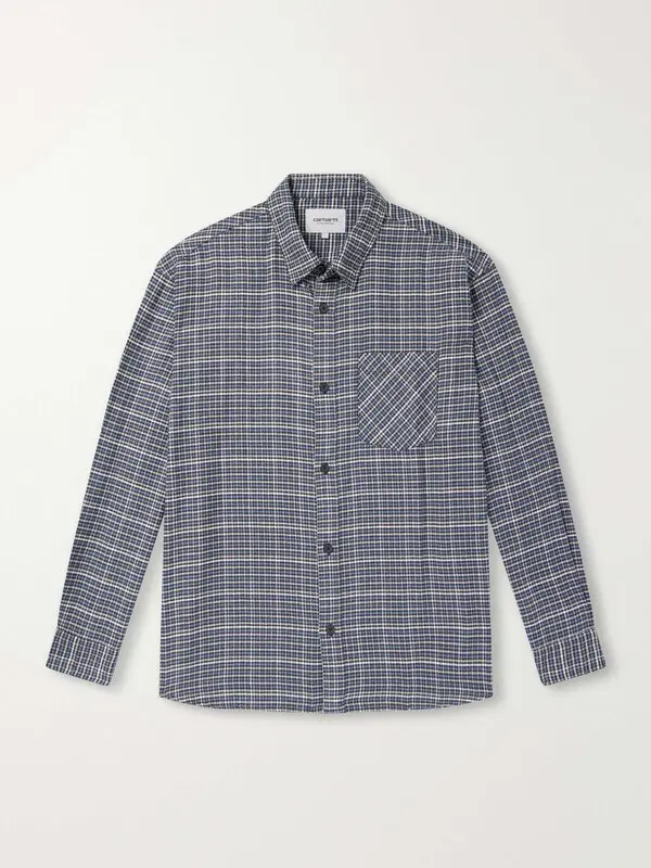 Carhartt Work In Progress Todrick Checked Cotton-flannel Shirt