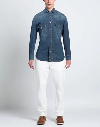 JACOB COHЁN Denim Shirt Size Cotton
