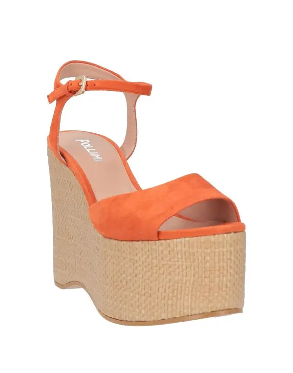 POLLINI Espadrilles Size Leather