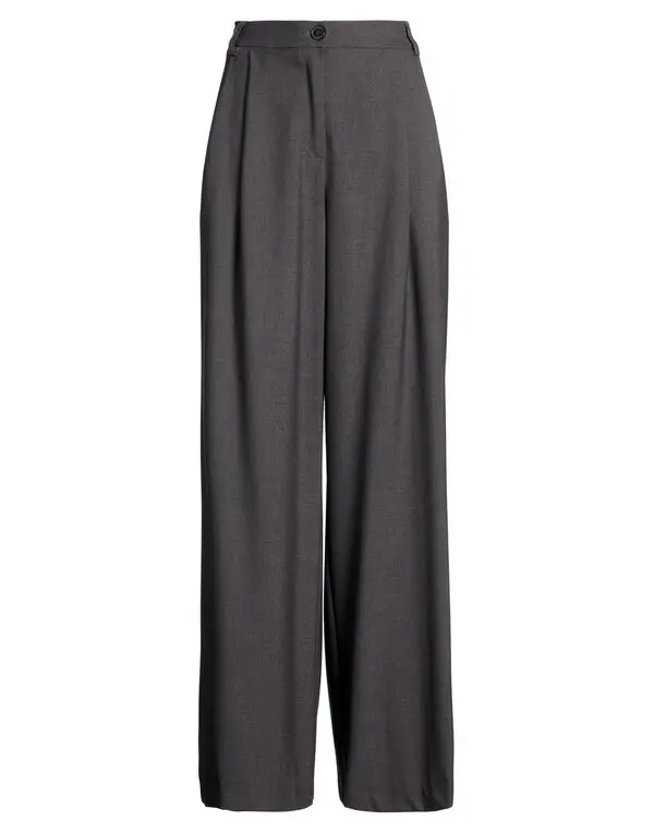 TWINSET Pants Charcoal Size Polyester, Viscose, Elastane