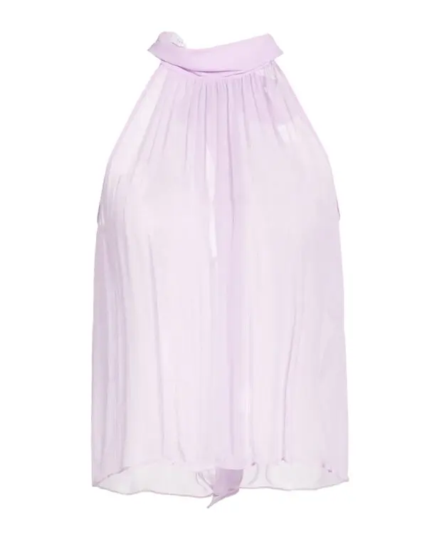 Patrizia Pepe Top Lilac Size Viscose, Recycled Viscose