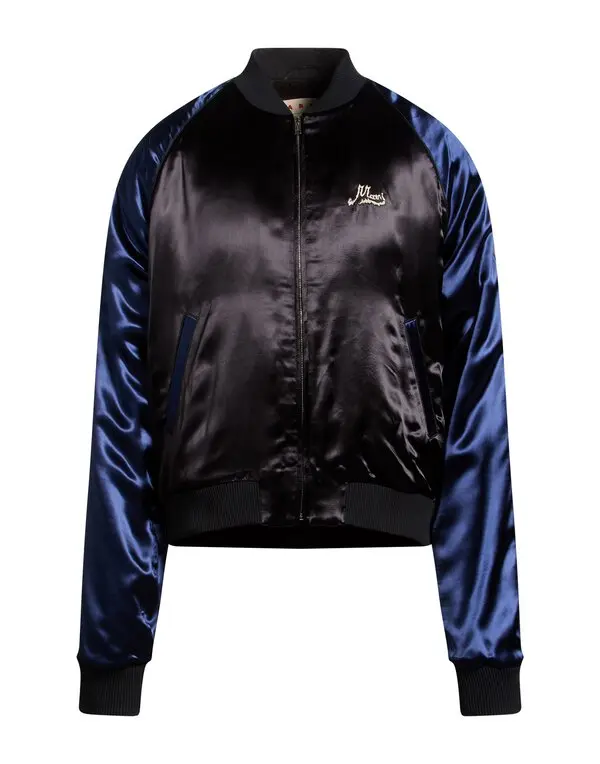 Marni Bright Viscose Bomber Jacket