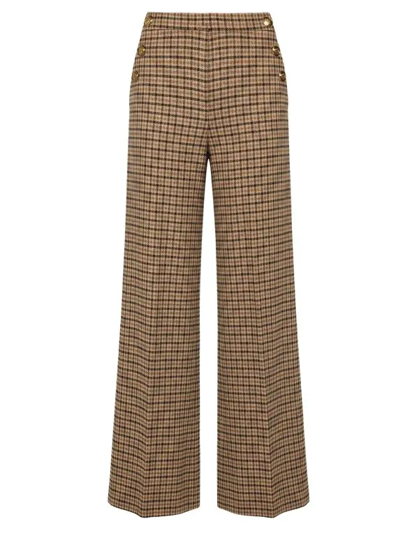 TWINSET Pants Camel Size Wool, Polyester, Viscose, Elastane