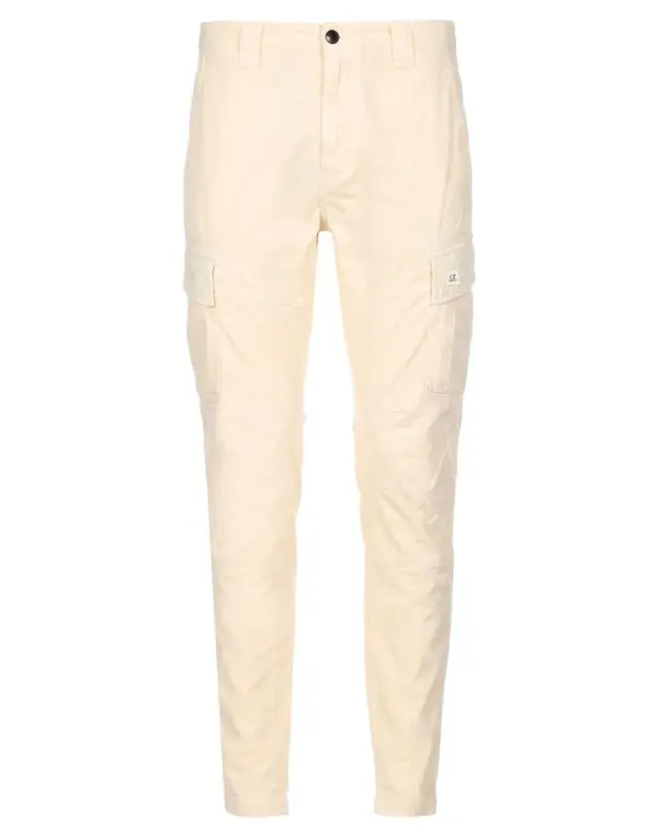 C.P. COMPANY Cotton Elastane Cargo Pants - White